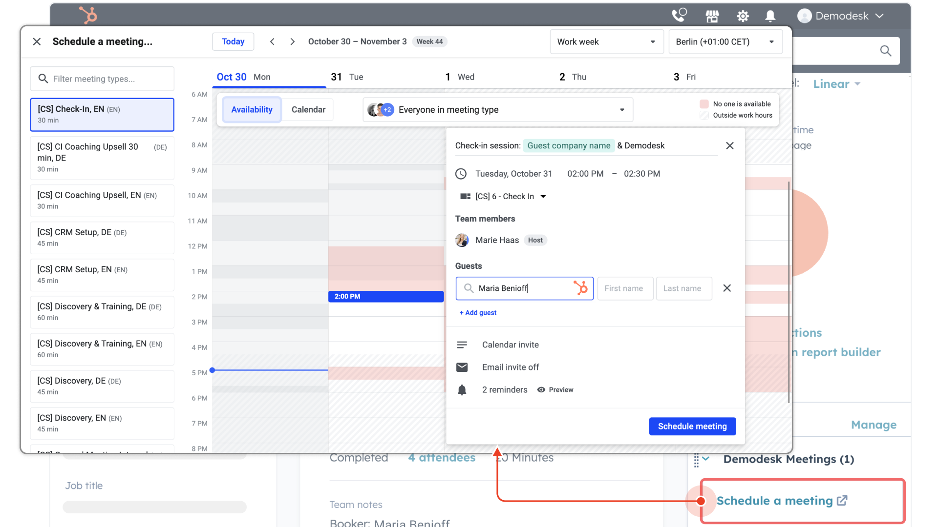 Demodesk HubSpot Integration | Connect Them Today